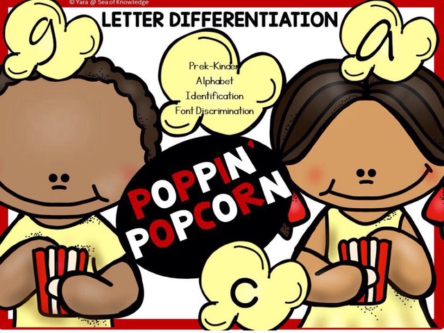 Letter A-Z Identification Game - Poppin Popcorn | Online English Games ...