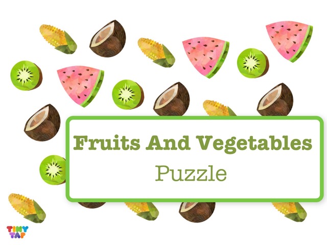 Fruits And Vegetables Puzzle Free Games | Activities | Puzzles | Online ...