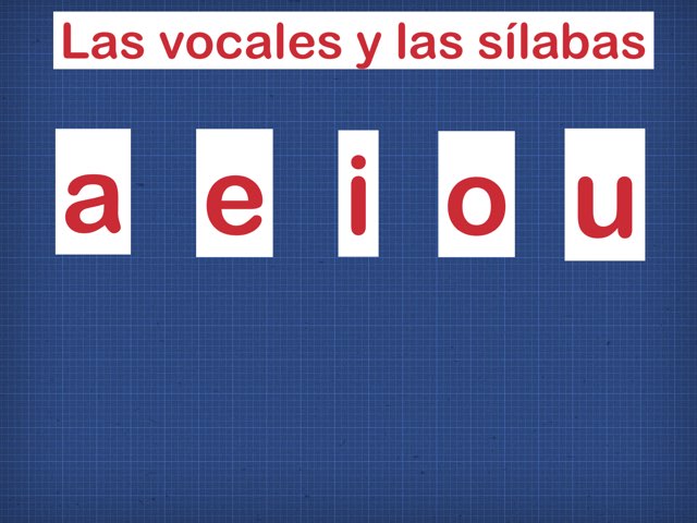 Vowels and syllables/ Vocales y sílabas Juegos online gratis para niños ...