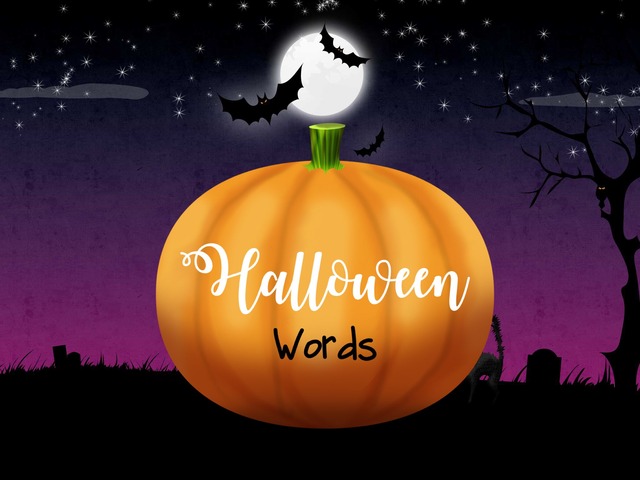 Halloween Words Free Games online for kids in Pre-K by Lau Pech