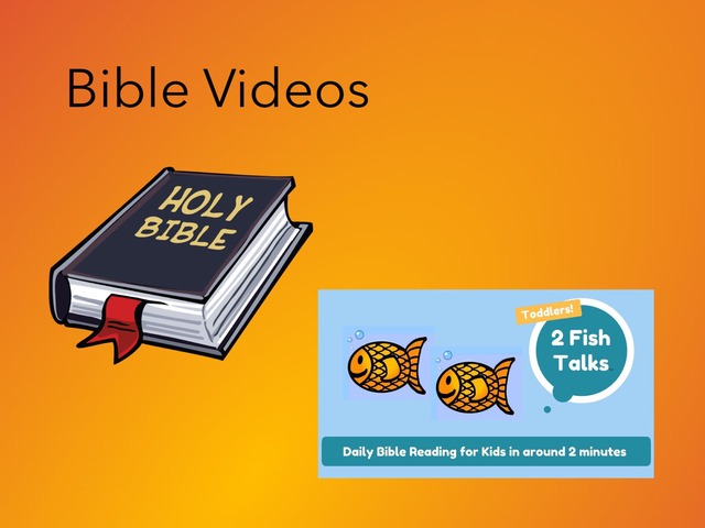 Bible Videos: 2 Fish Talks Free Activities online for kids in ...