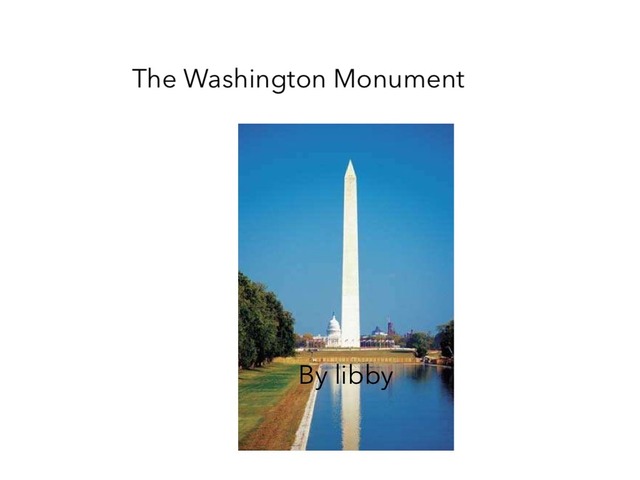 The Washington Monument Free Activities online for kids in Kindergarten ...