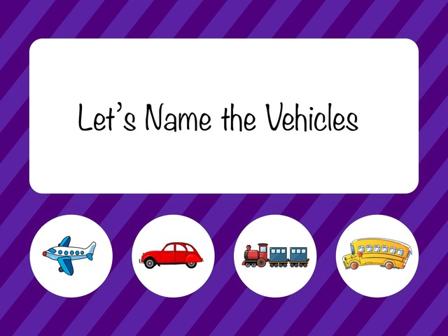 Name The Vehicles | Online Games | Language Studies (Native) | Free ...