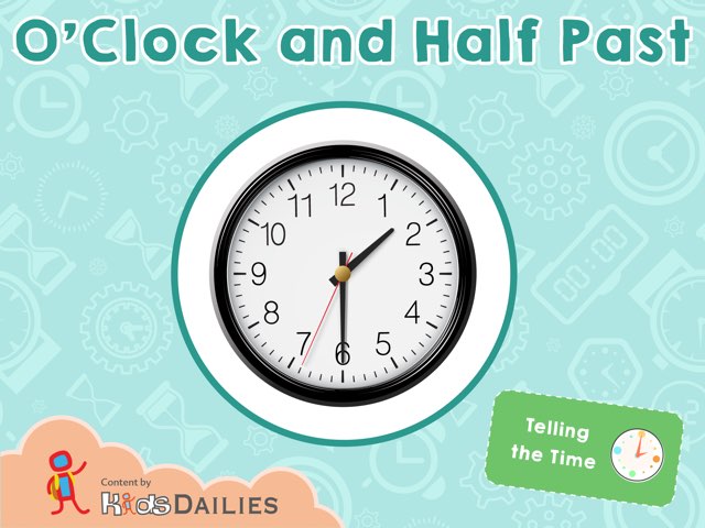 Telling the Time: O'Clock and Half Free Activities online for kids in ...