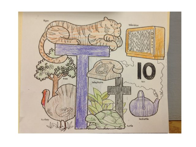Letter T Free Games online for kids in Pre-K by Christine Snow