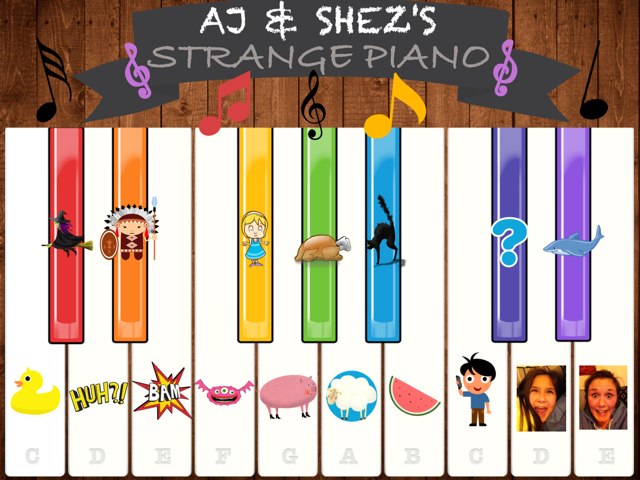 AJ & SHEZ'S STRANGE PIANO Free Games online for kids in Nursery by ...