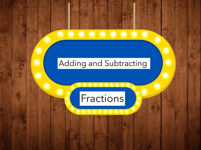 Adding And Subtracting Fractions Free Games online for kids in Nursery ...