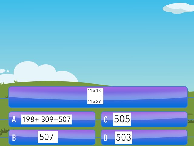 Addition De Multiples Free Games online for kids in Nursery by Karine Deschamps