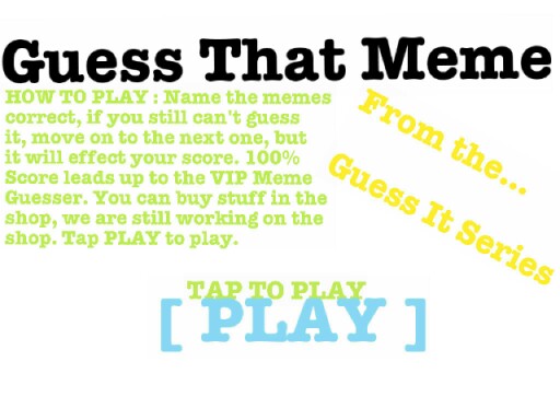 Guess That Meme Free Activities online for kids in 3rd grade by Rammy Aly