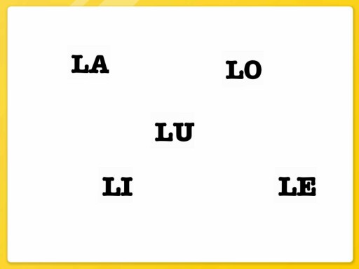 Sillabe L/M Free Activities online for kids in 1st grade by Laura Gazzola