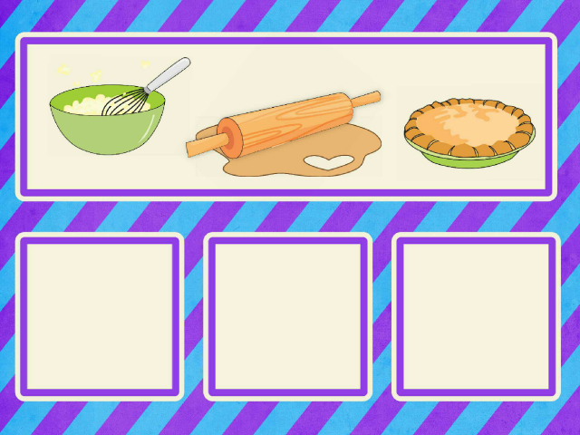 Make a Pie Sequencing Free Games online for kids in Nursery by Kathryn ...