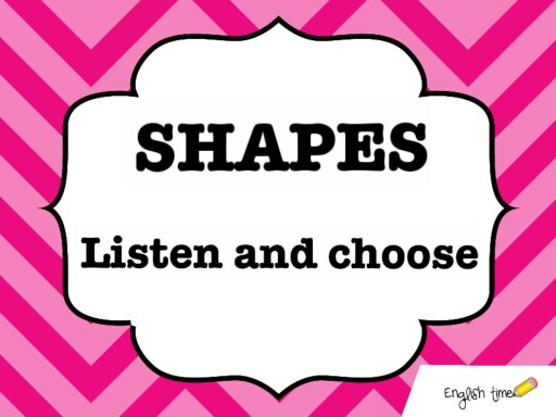 shapes ~ listen and choose Free Games | Activities | Puzzles | Online ...