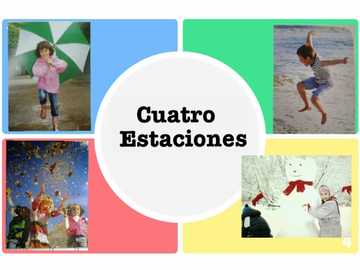 Cuatro Estaciones Free Games online for kids in Pre-K by Tuffy muggins