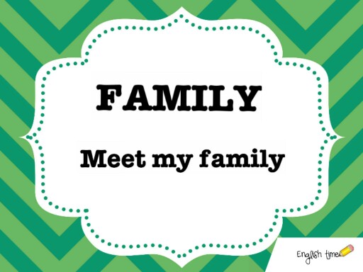 Family ~ meet my family Free Games online for kids in Nursery by ...