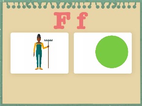 Letter F practice Free Games online for kids in Pre-K by Eugenia Alonso