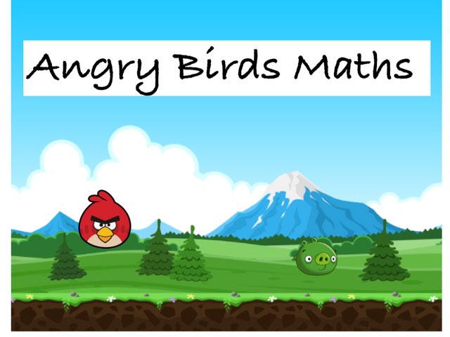 Angry Bird Maths Free Games online for kids in Nursery by Sandra Wootton