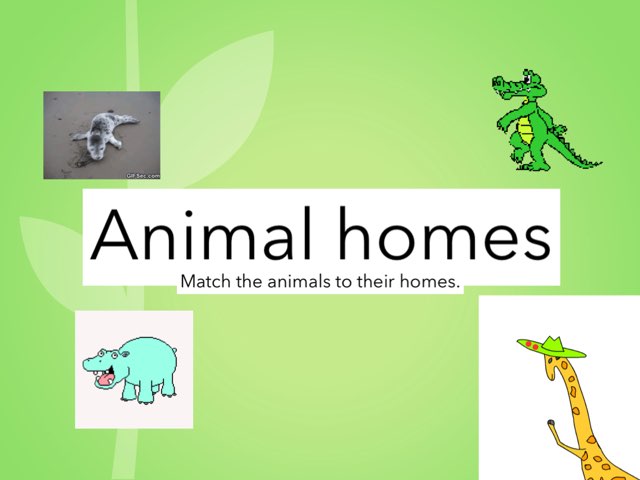Animal Homes Free Activities online for kids in Kindergarten by Julie ...