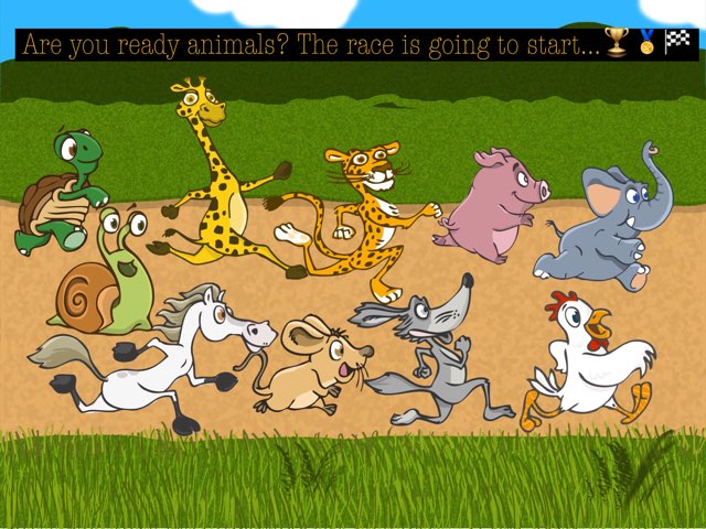Animal's Race Free Activities online for kids in 4th grade by Sandra GM
