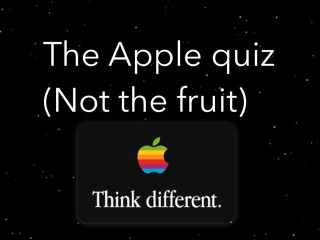 Apple Quiz Free Activities online for kids in 5th grade by Kenneth McAlpine