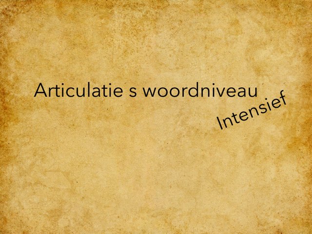 Articulatie S Intensief Gratis online spellen voor kleuters (5-6 jr ...