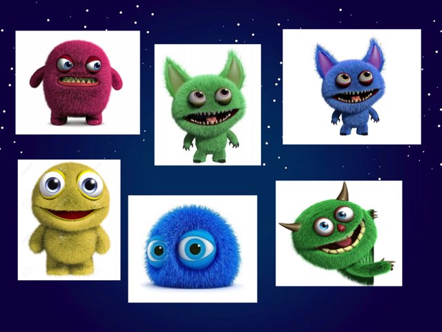 Fuzzy Little Monsters Free Games online for kids in Nursery by Beaufort ...