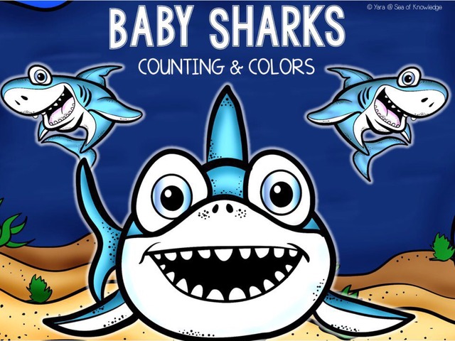 Number Quantity Match Baby Sharks | Game | TinyTap