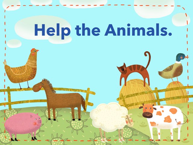 Help The Animals Free Games online for kids in Nursery by Sue Hart