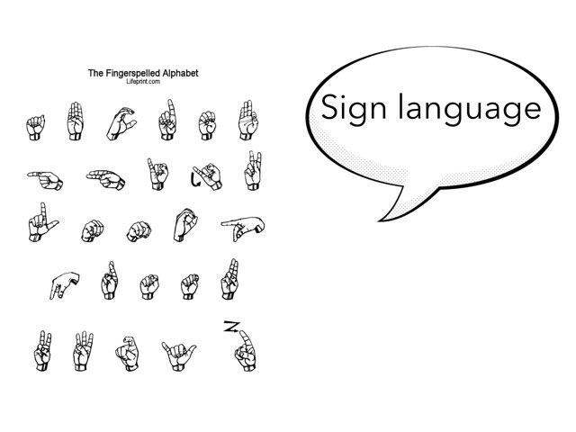 It helps with your sign language skills Free Activities online for kids ...