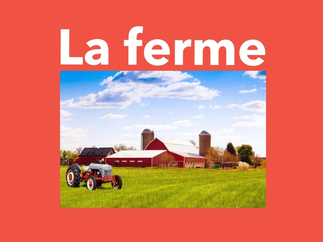 La Ferme Free Activities online for kids in Kindergarten by Tina zita