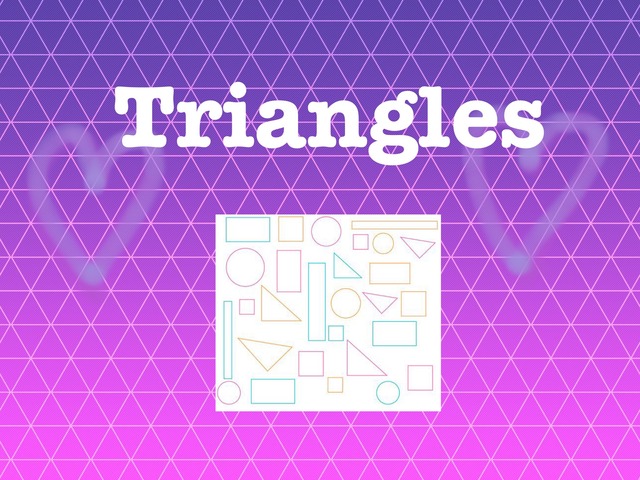 Triangles Free Games online for kids in Nursery by Cait Galbraith