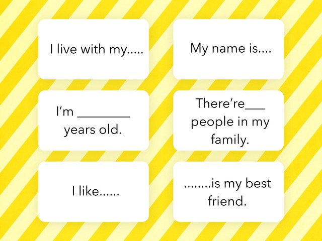 Personal Information Free Games online for kids in Nursery by TL TL