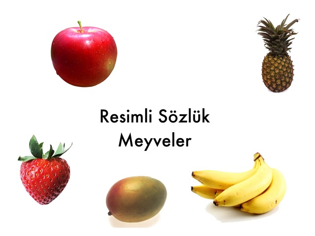 Resimli Sözlük-Meyveler Free Games online for kids in Nursery by Hadi Oyna
