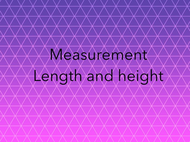 Measurement Free Games online for kids in Nursery by Alexis