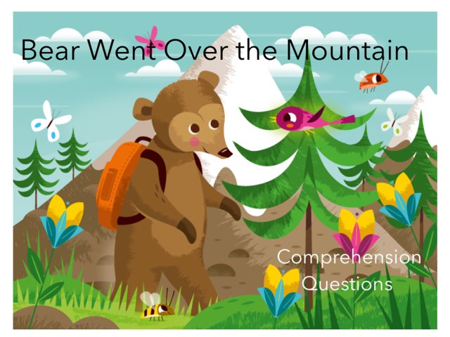 Bear Went Over the Mountain: Comp. Quest. | Online Games | Language ...