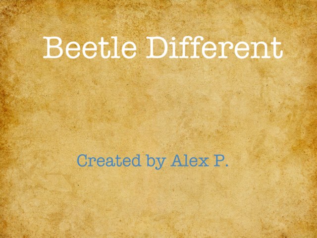 Beetle Project Free Activities online for kids in 4th grade by Hailey Cobb