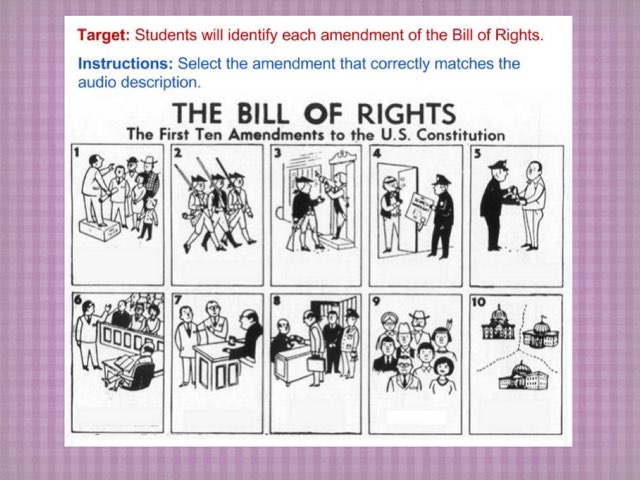 Bill Of Rights Review Free Activities online for kids in 5th grade by ...