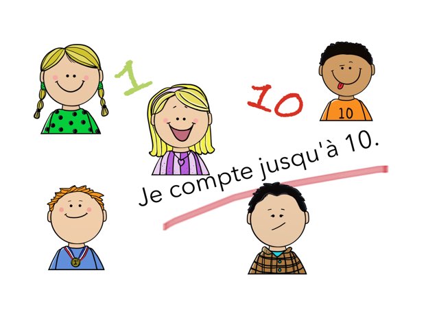 Je Compte Jusqu'à 10 Free Games online for kids in Nursery by Coolmater Yb