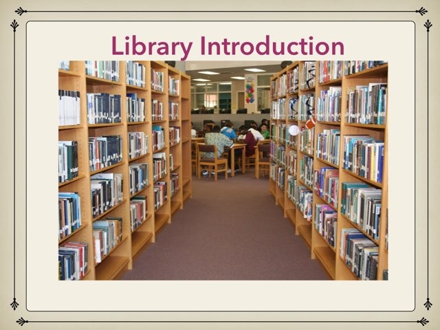 Library Introduction Free Games online for kids in Nursery by David Schrag