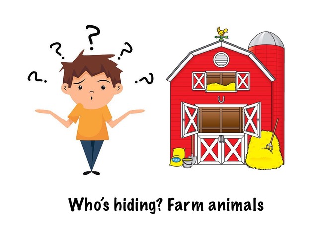 Who’s Hiding? Farm Animals Free Games | Activities | Puzzles | Online ...