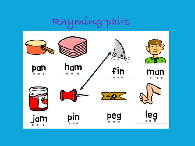 Language Studies (Native) | Rhyming | Learn Rhyming Words Game | Online ...