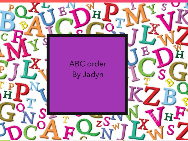 ABC Order And ABC Identification Free Activities online for kids in ...