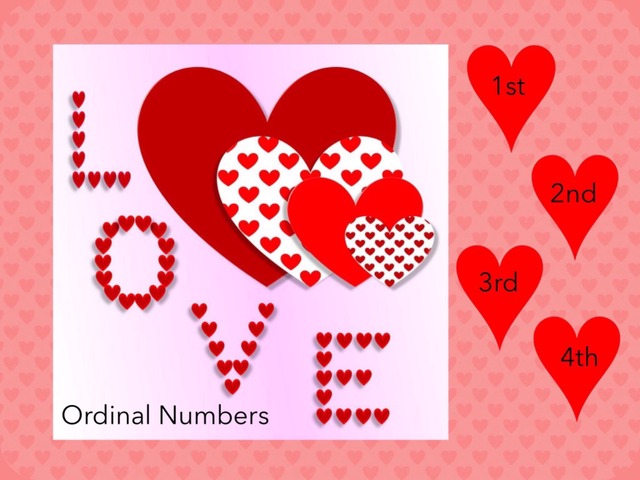 TinyTap | Ordinal Numbers: Valentines | Math