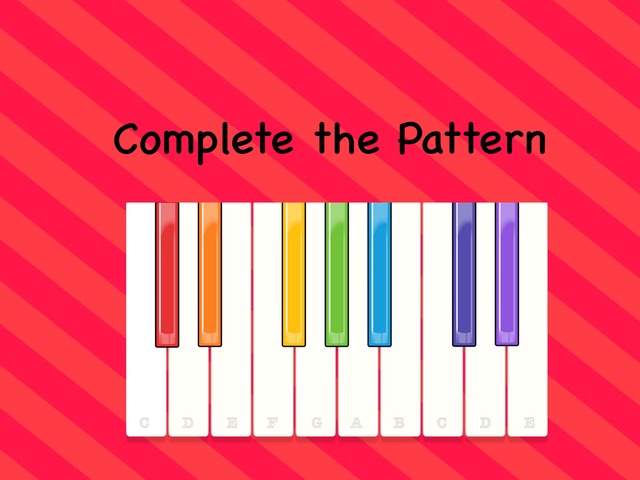 Complete The Pattern | Game | TinyTap