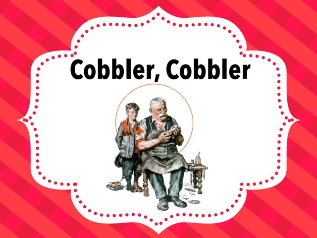 Rhythm Game -Cobbler Cobbler Free Activities online for kids in 1st ...