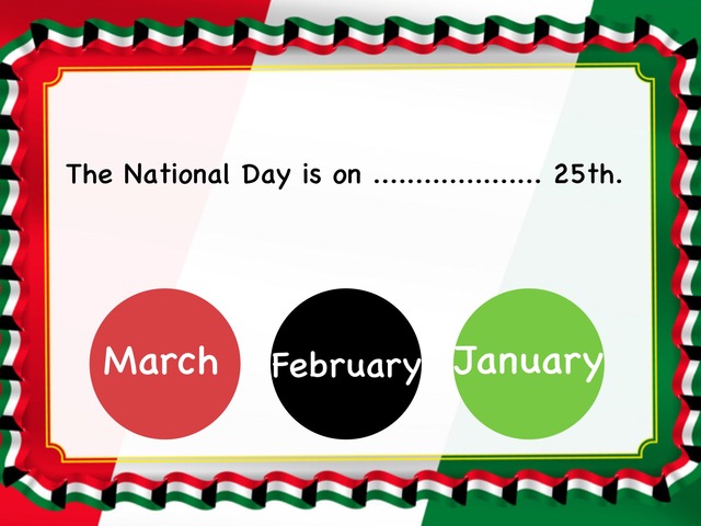 National Day Free Activities online for kids in Kindergarten by Aseel ...