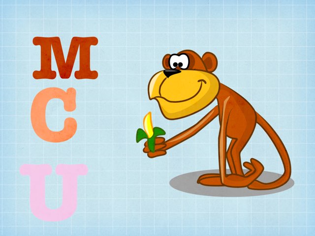 Monkey Letters Free Games online for kids in Nursery by Pilot Elementary