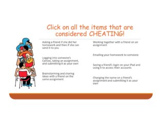 Cheating Free Activities online for kids in 9th grade by Marla Welch