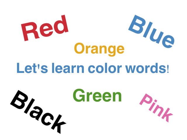 Color Words Free Activities online for kids in 1st grade by Julie ...