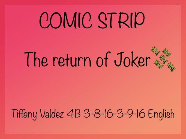 Comic Strip Free Activities online for kids in 2nd grade by Tiffany Valdez