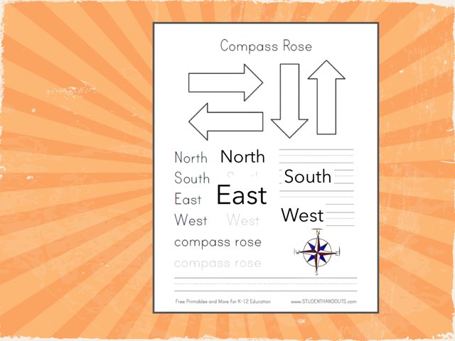 Compass Rose Free Activities online for kids in 2nd grade by Aiyana ...